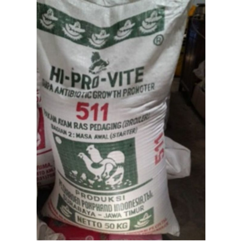 Jual Pur Ayam Pedaging Starter 511 Hi Pro Vite 15kiloan repack | Shopee ...