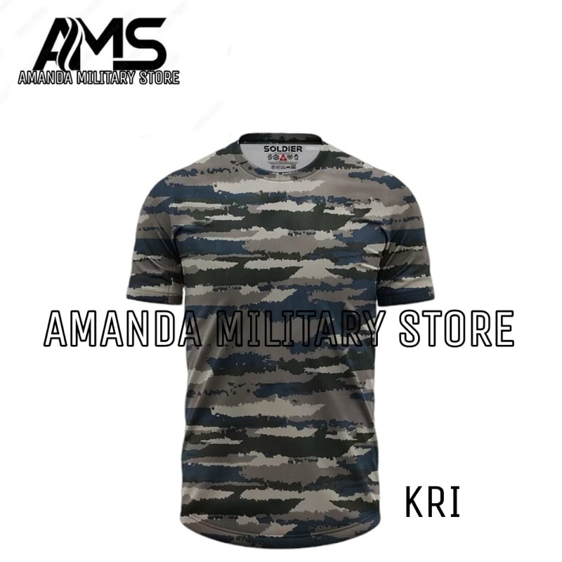 Jual KAOS ARMY DRYFIT KRI/KAOS LORENG KRI | Shopee Indonesia