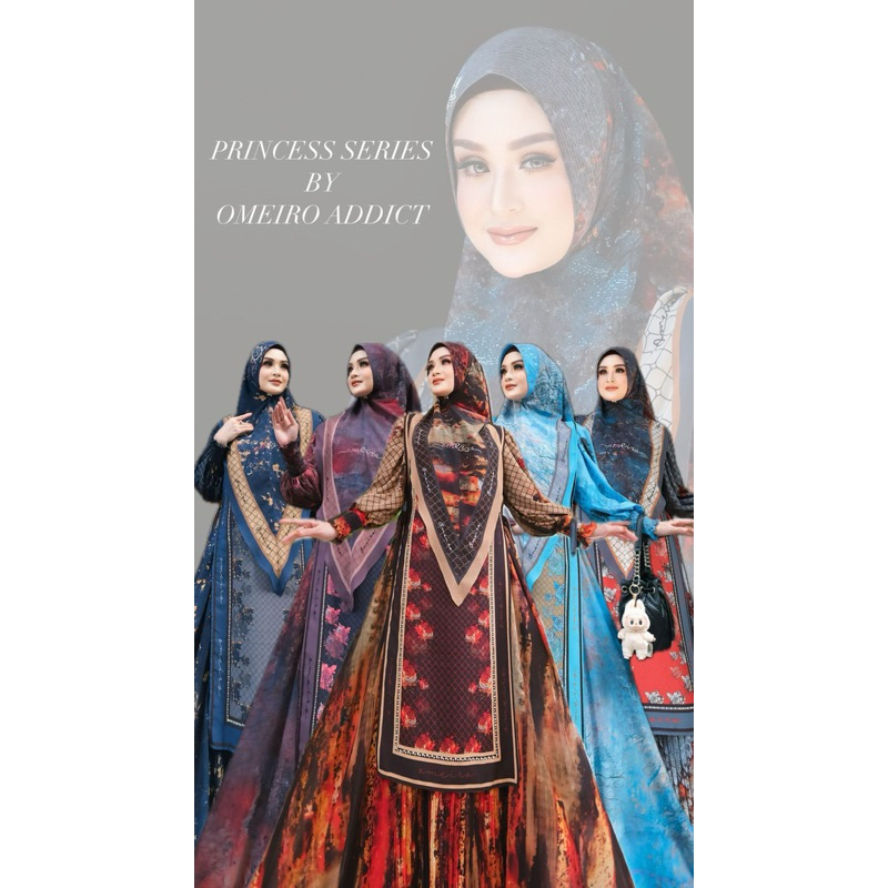 Jual Gamis Abstract Princess Seried Original By Omeiro (READY SIAP ...