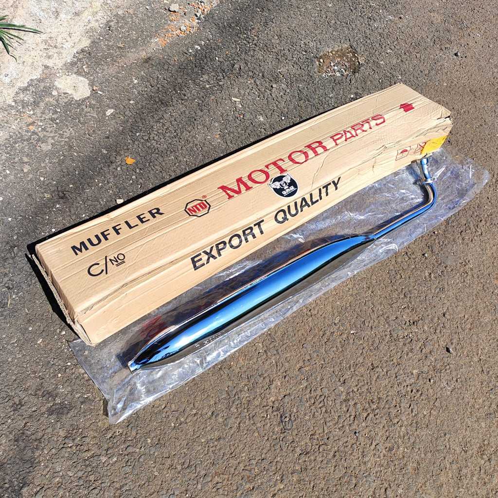Jual Knalpot Honda c70 kenalpot muffler c50 c 70 pispot standar PERCIS ...