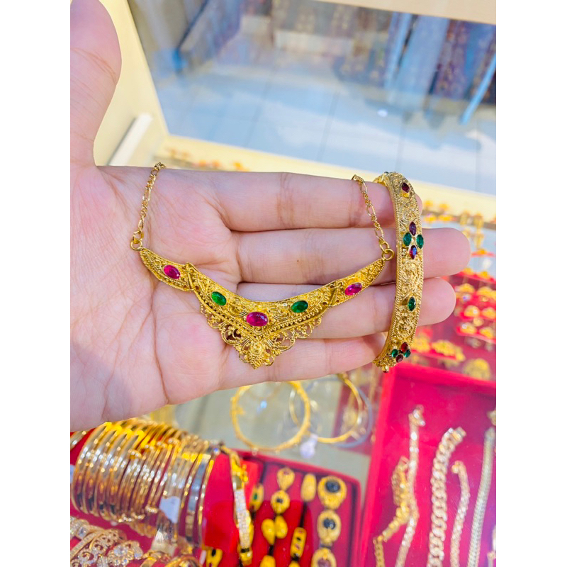 Jual HARGA ANJLOK 12.12 PERHIASAN TITANIUM DAN TEMBAGA LAPIS EMAS ANTI ...