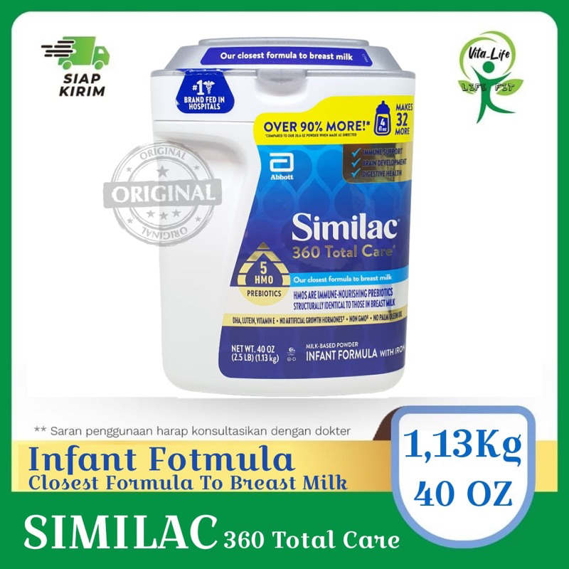 Jual SIMILAC 360 TOTAL CARE INFANT FORMULA - ORI USA | Shopee Indonesia