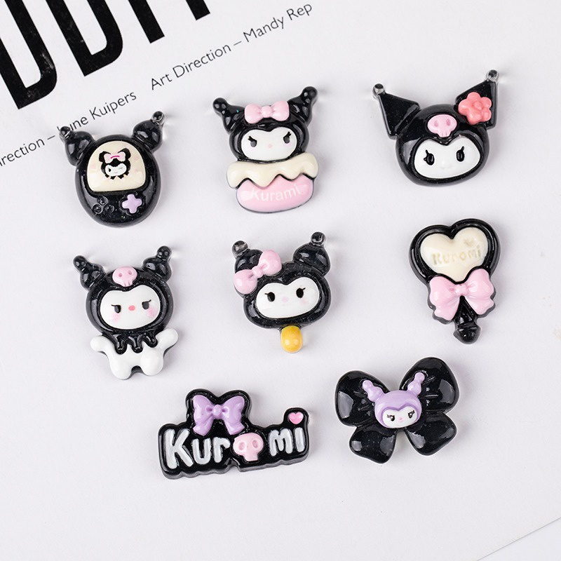 Jual Clay Resin Sticker Timbul 3D DIY Edisi Kuromi Sanrio Karakter ...