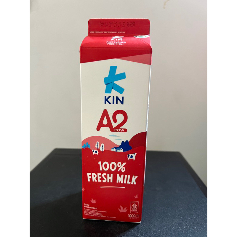 Jual Susu Fresh Milk Full Cream KIN original 1000 ml | Shopee Indonesia