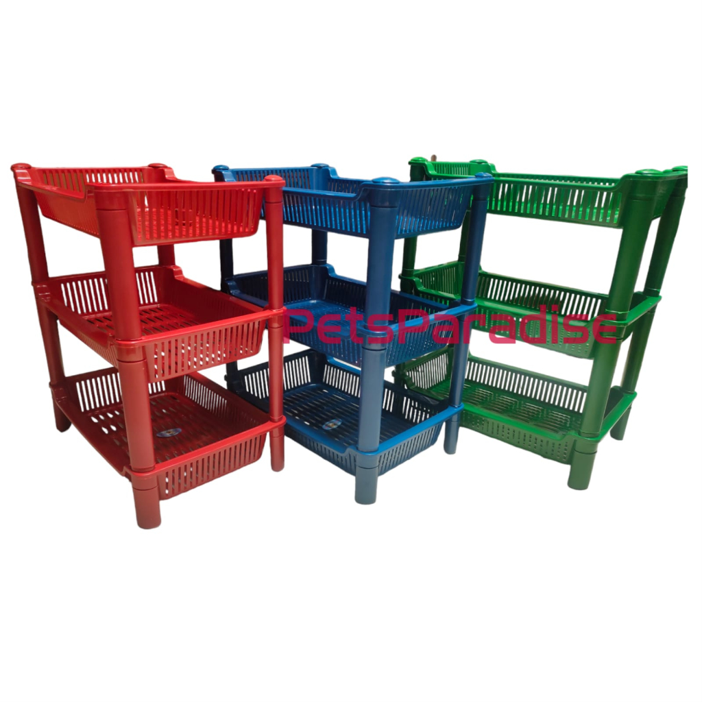 Jual Rak Bumbu Plastik 3 Susun Serbaguna/ Rak Dapur Serbaguna/Rak Bumbu ...