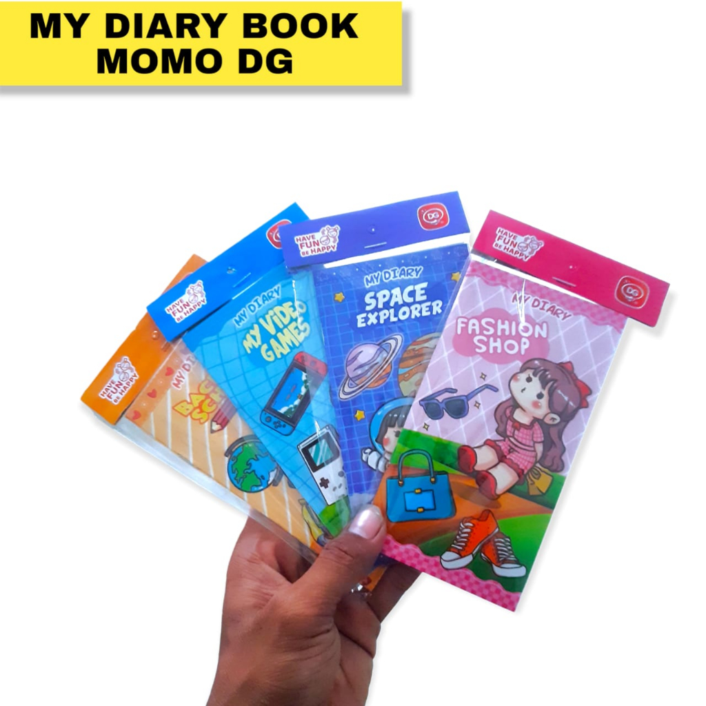 Jual BUKU MOMO MY DIARY / MY DIARY BOOK / BUKU DIARY FREE STIKER DAN ...