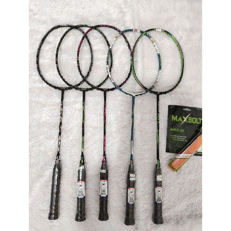 Jual Raket Maxbolt Woven Tech 60 pink hijau gold Raket Maxbolt ...