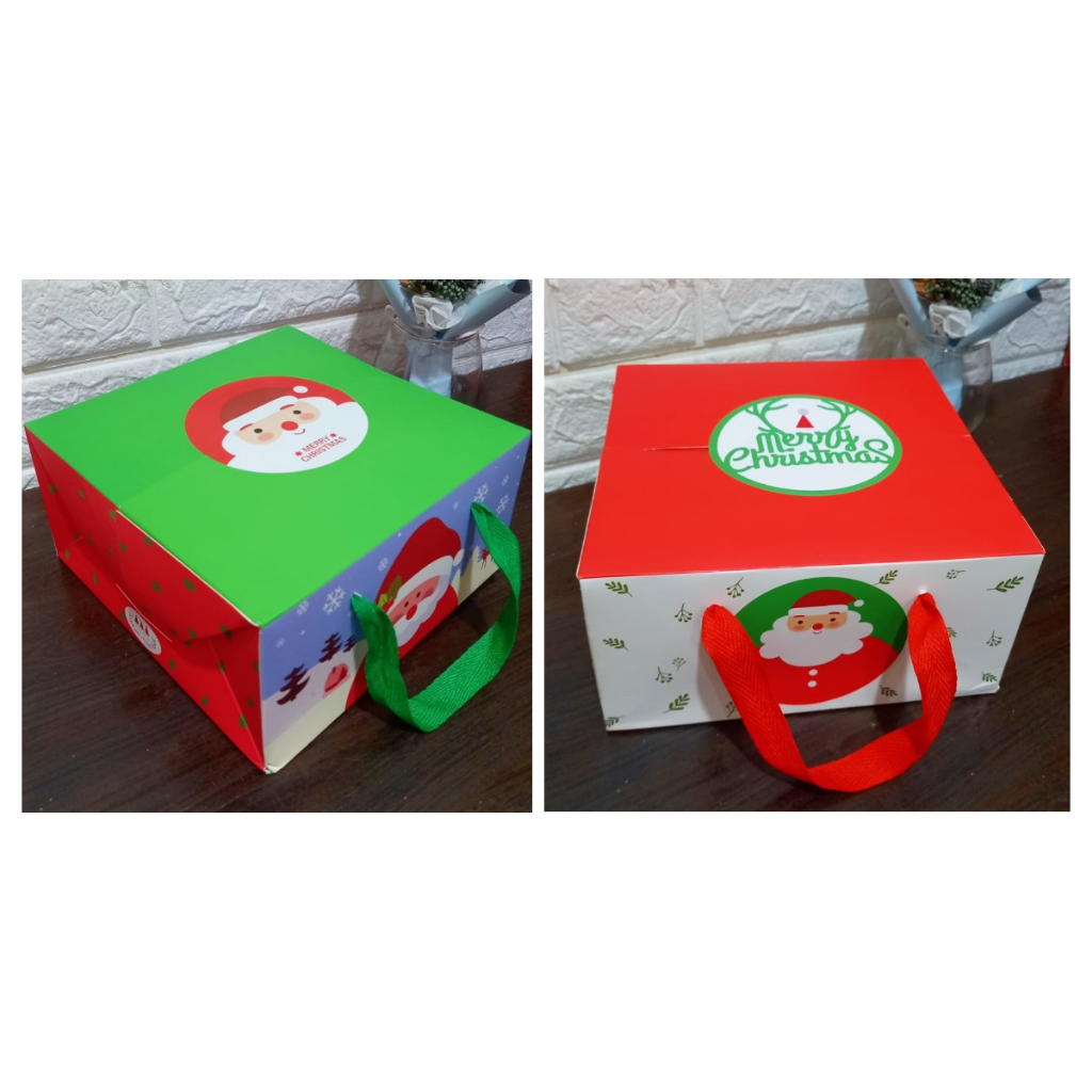 Jual Tas Box Bingkisan Kue | Goodie Bag | Tas Box Hampers Kue | Tas Box ...