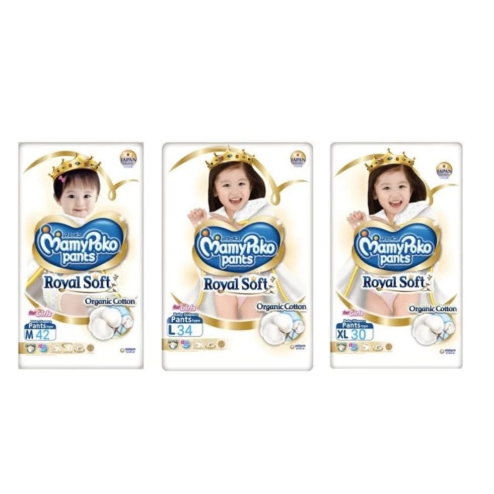 Jual Mamy Poko Pants Royal Soft S 46, M 42, L 34, XL 30, XXL 24, XL 46 ( Mamy Poko Murah, Mamy ...