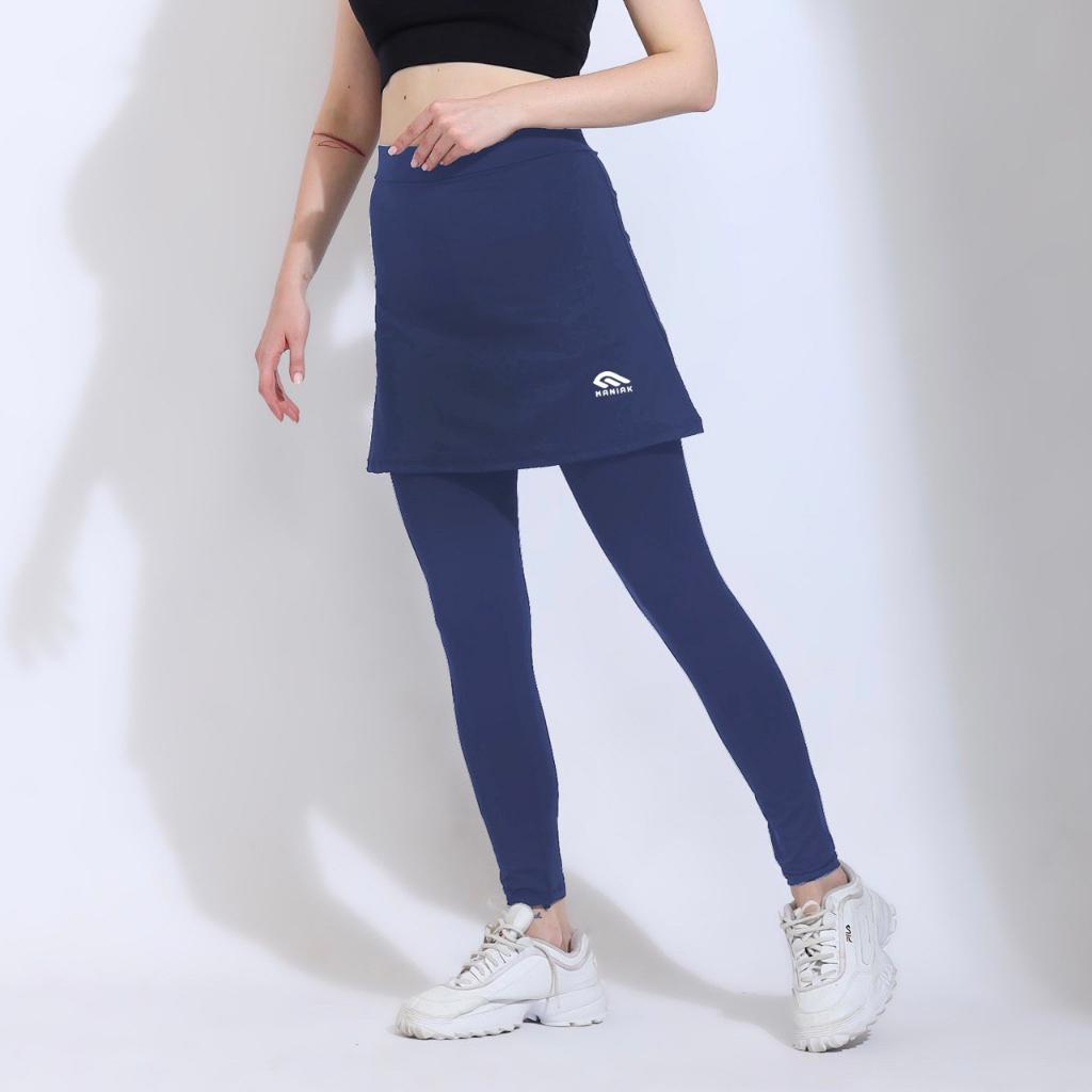 Jual MANIAK Rok Legging Olahraga Wanita Sport Muslimah Skrit Jumbo ...