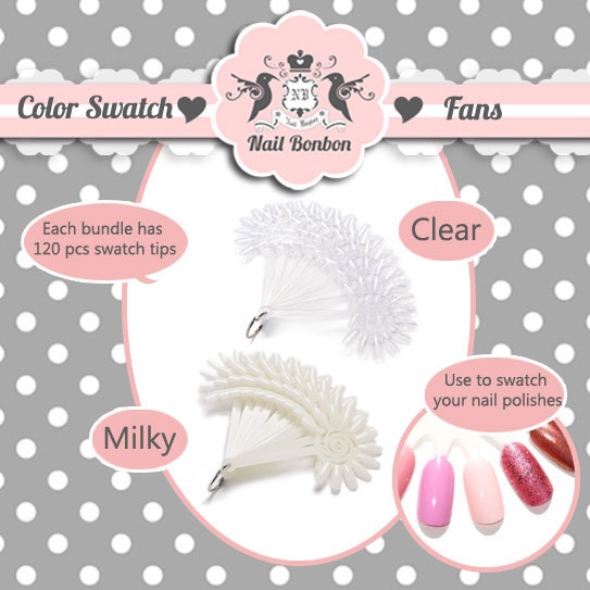 Jual Color Swatch Fans Fan Set Bundle Warna Kuku Palsu Color Swatch ...