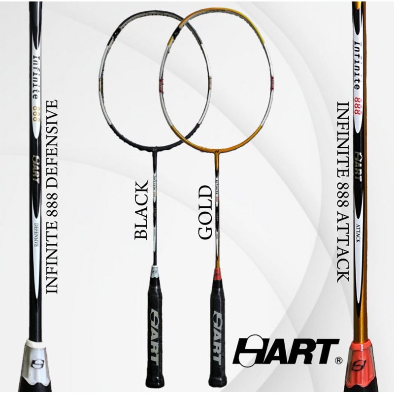Jual [ Original ] Raket Badminton Hart Infinite 888 Attack / Defensive ...