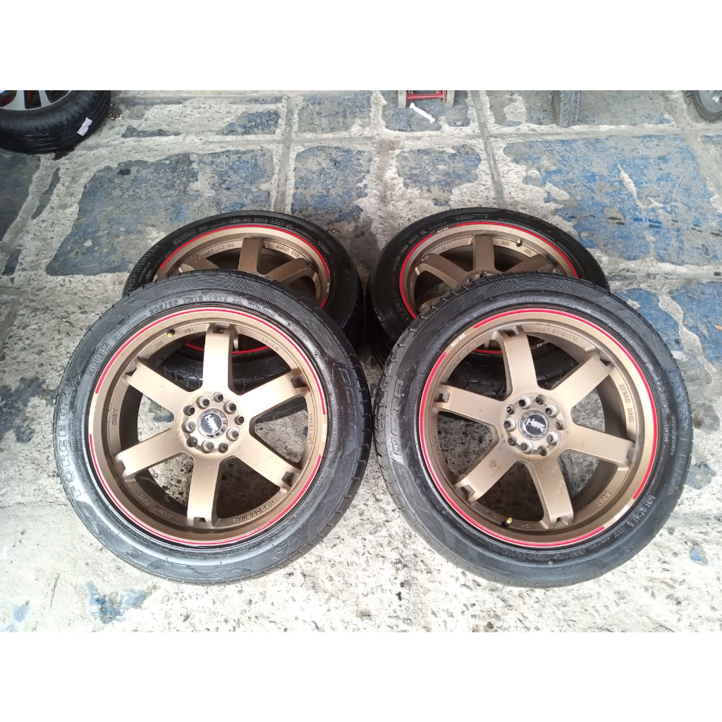 Jual velg second hsr original type rai-s3 ring 18 cocok innova xpander alphard rush terios ...