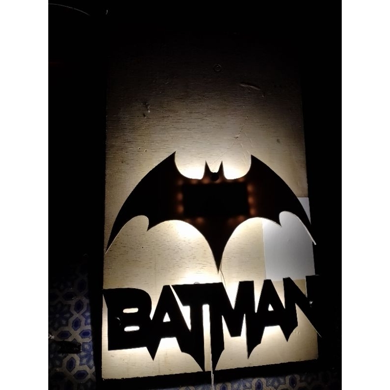 Jual Lampu dinding BACKLIGHT Batman ROBERT PATTINSON the bathman ...
