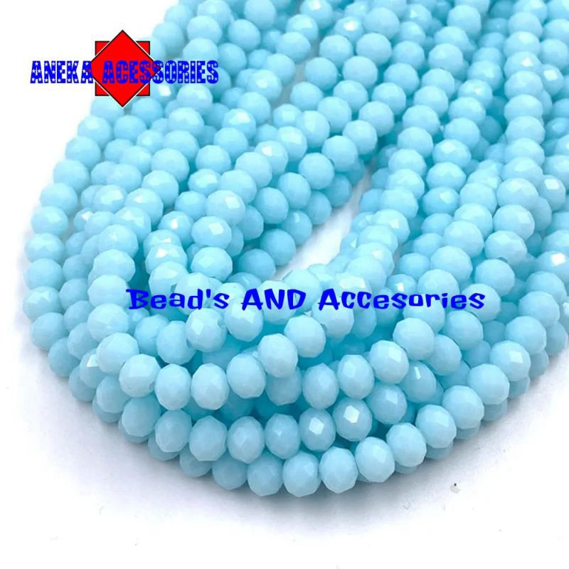 Jual MANIK MANIK KRISTAL CEKO 4/6/8mm MANIK - MANIK CRYTAL CEKO DOFF ...