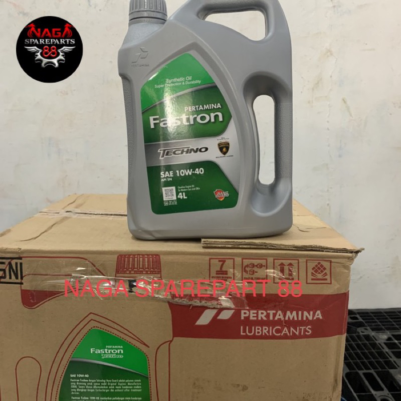 Jual FASTRON TECHNO 4L 10W-40 #ANTI REMBES (1 DUS ISI 6 BOTOL) | Shopee ...