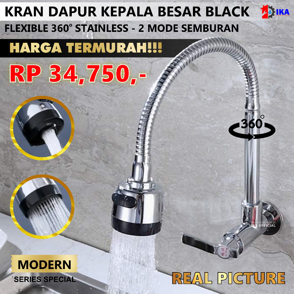 Jual Kran Angsa Dapur Fleksibel / Flexible - 1/2 Inch - High Quality ...