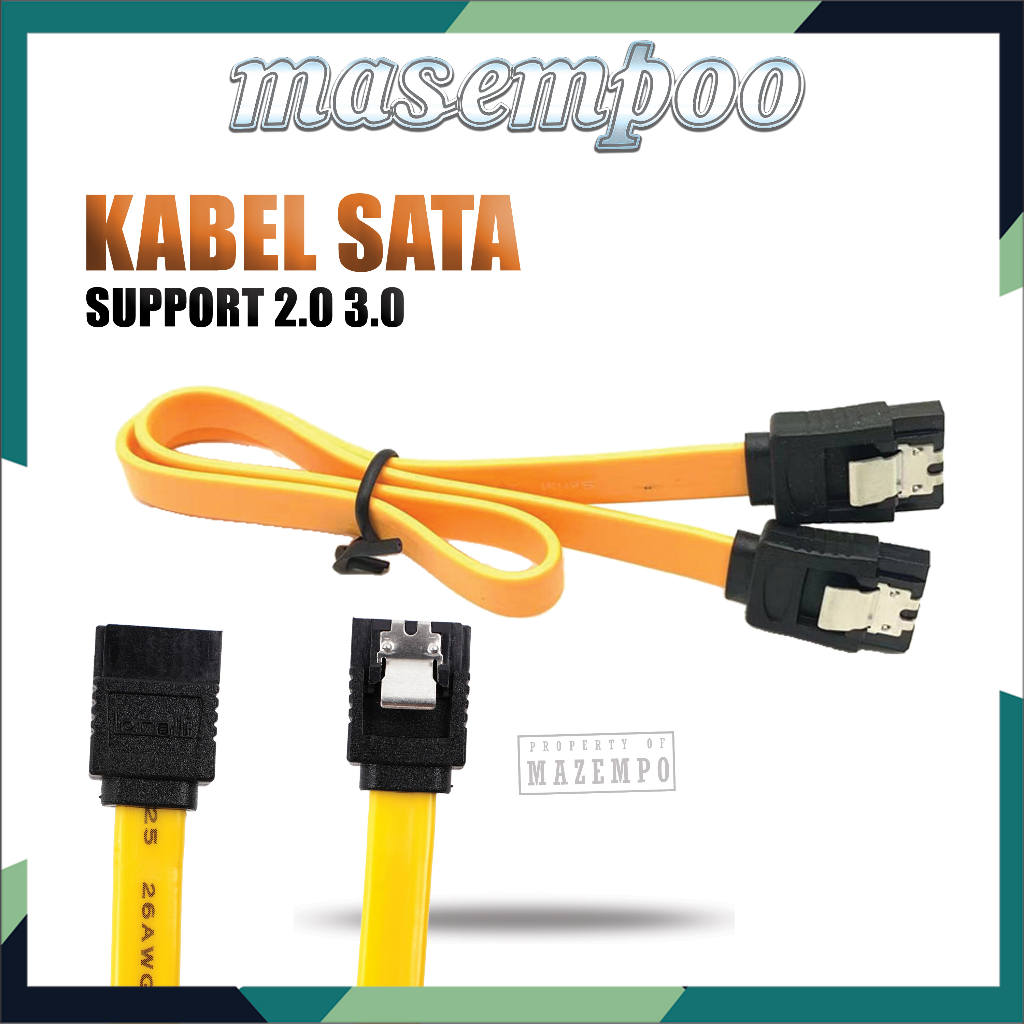 Jual Kabel Data Sata KLIP KUNING KABEL SATA Jepit Clip | Shopee Indonesia