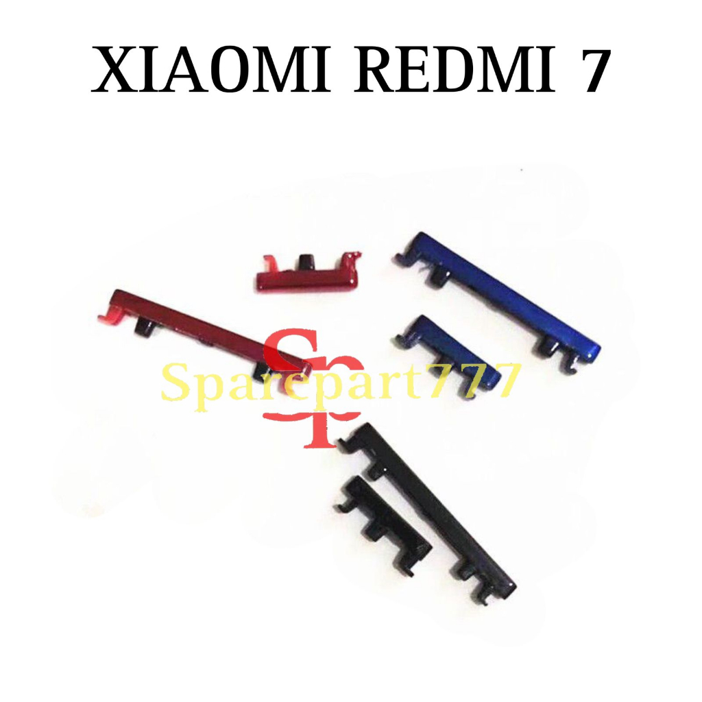 Jual 1 set Tombol Power On Off Volume Xiaomi Redmi 7 - Button Casing ...