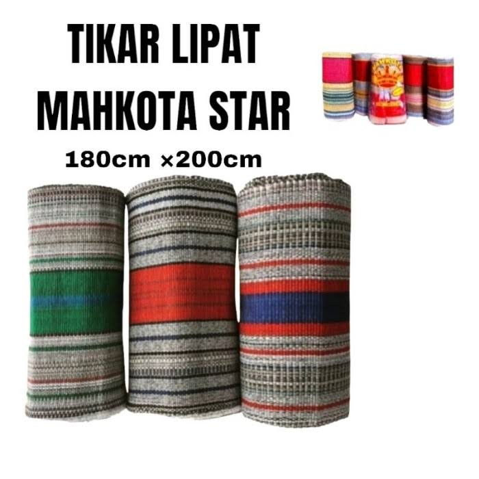 Jual TIKAR GULUNG KLOSO LIPAT TIKER HAJAT ANYAMAN TENUN SERBAGUNA ...