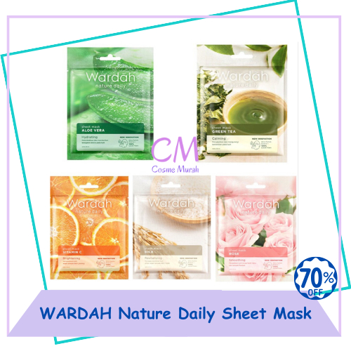 Jual CM WARDAH Nature Daily Sheet Mask | Shopee Indonesia