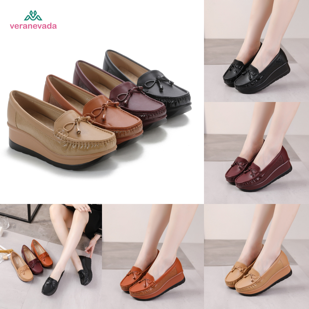 Jual Vera Nevada Sepatu Wedges Wanita Shoes VN1242 | Shopee Indonesia