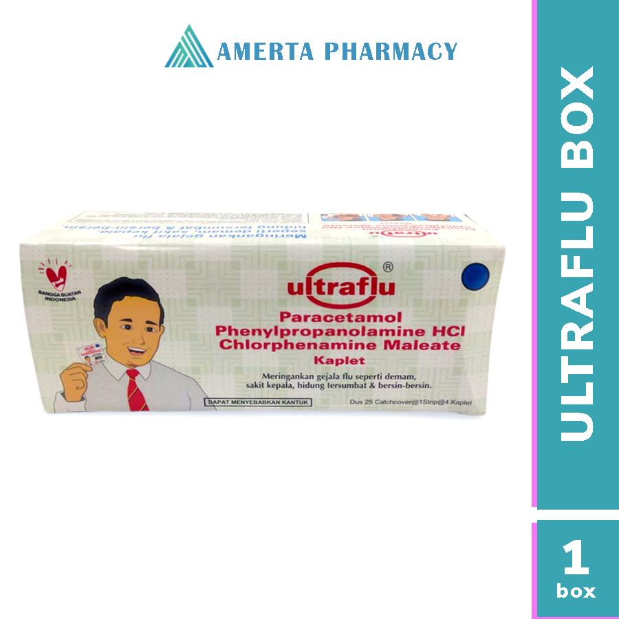 Jual Ultraflu Box Isi 25 Strip Obat Flu Demam Sakit Kepala | Shopee ...