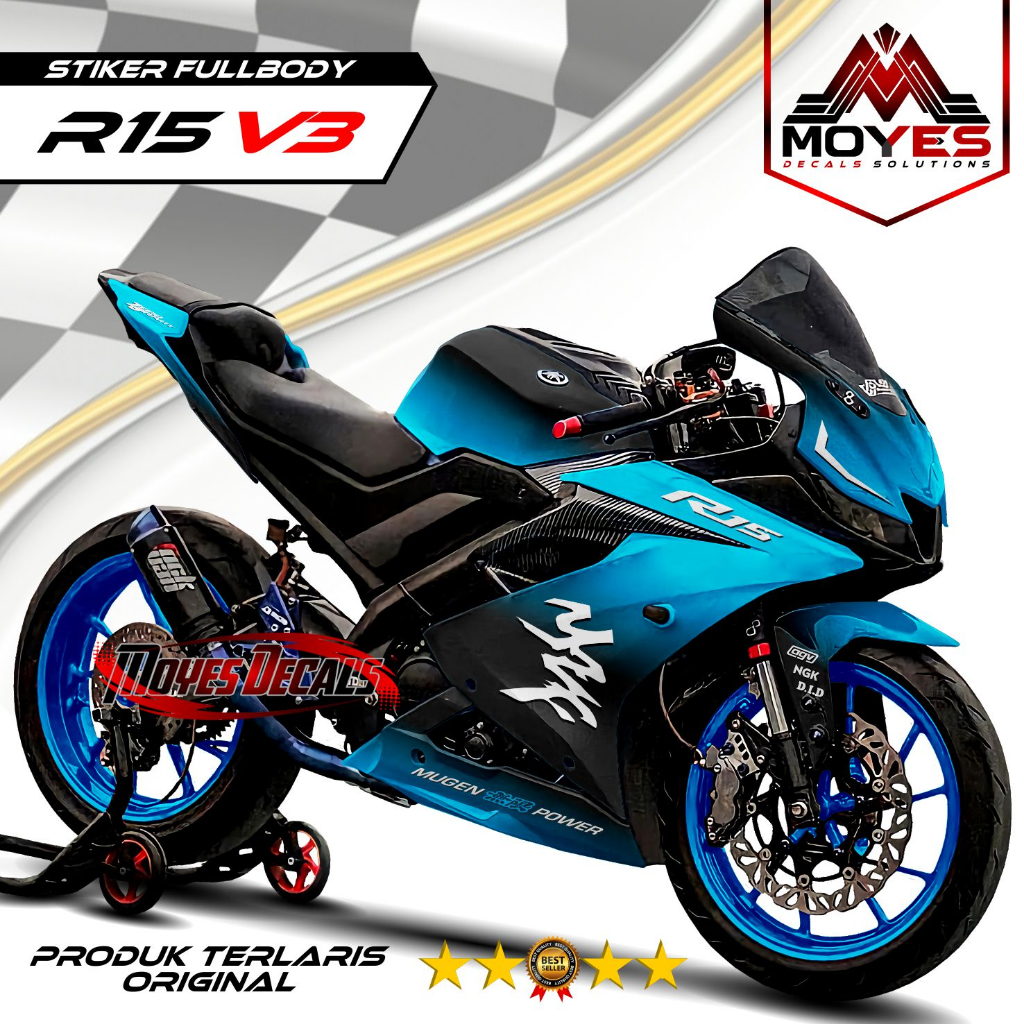 Jual Decal Stiker R15 V3 Fullbody - Stiker R15 V3 Motif Terbaru MYS255 ...