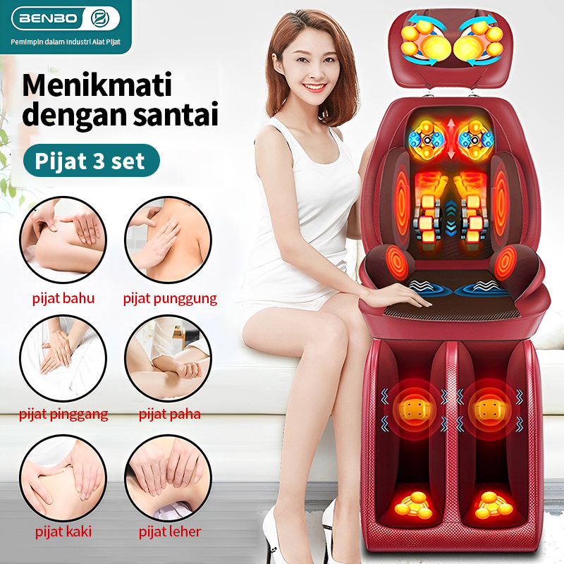 Jual Benbo Versi Tinggi Pijat Multi-titik Portabel Kursi Pijat Listrik ...