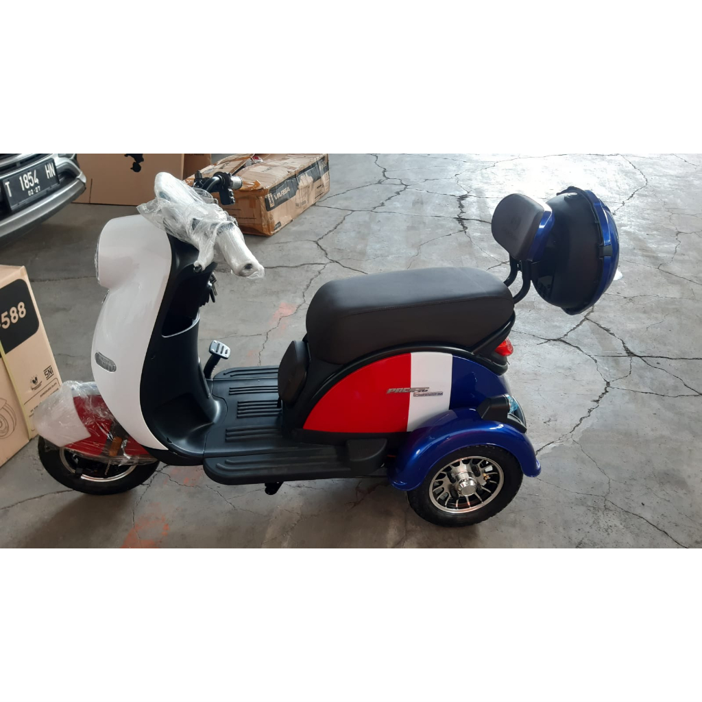 Jual Sepeda Listrik/Elextric Bike 3 Roda EXOTIC SIERRA 48V 20AH 800Watt ...