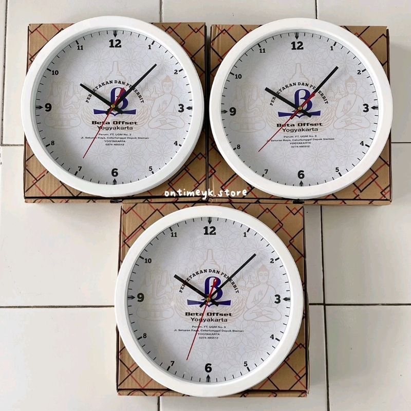 Jual Jam Dinding Custom 31 cm Kado Sidang / Wisuda / Magang / Souvenir ...