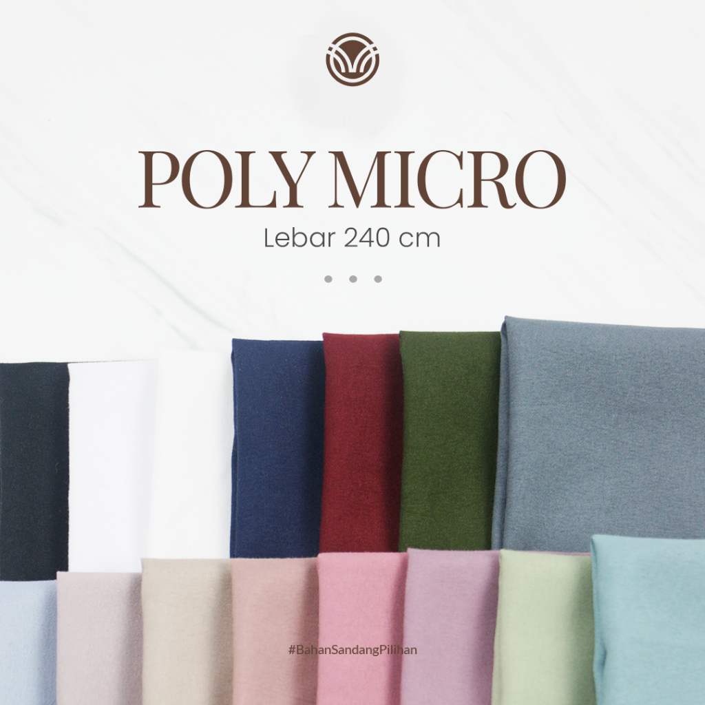 Jual Kain Polymicro Premium 1 Meter - Sprei, Mukena, Furing | Shopee ...