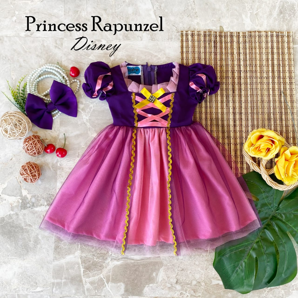 Jual Dress Rapunzel/Kostum Rapunzel/Gaun Princess/Kostum Disney/Kostum ...
