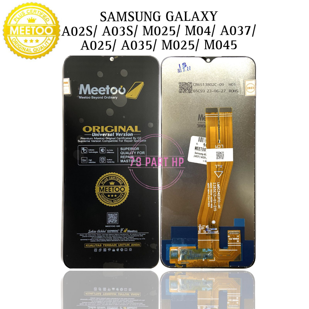 Jual ORI MEETOO - LCD Touchscreen Fullset Samsung Galaxy A02S / A03S ...