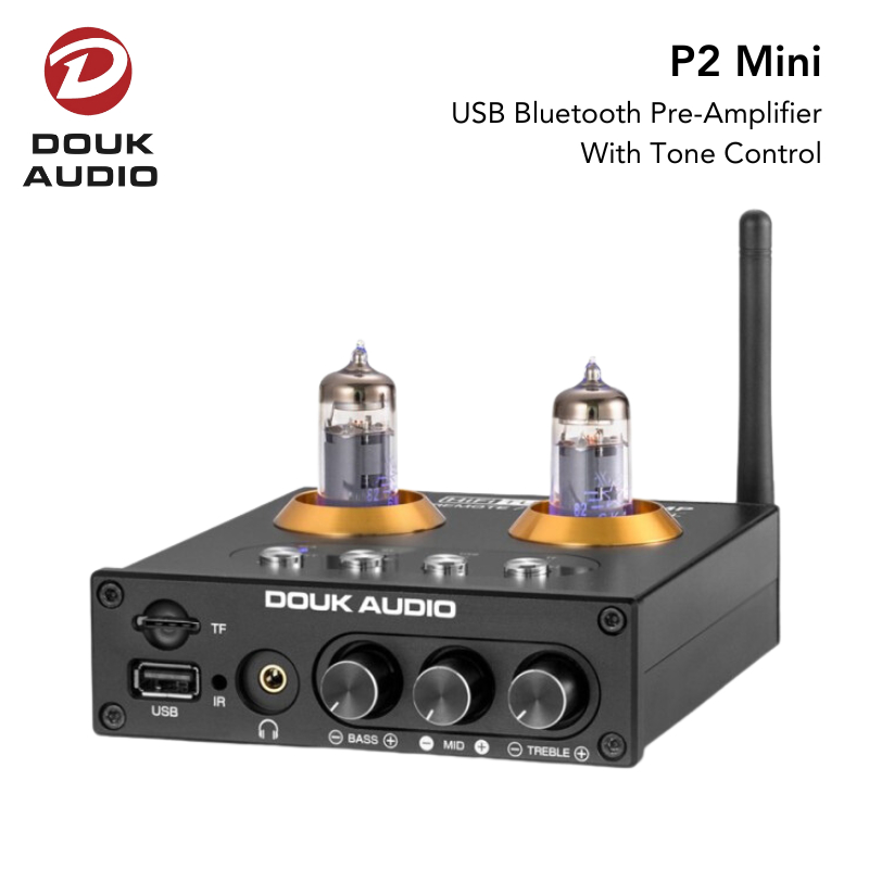 Jual DoukAudio P2 Mini USB Bluetooth pre amplifier with tone control ...