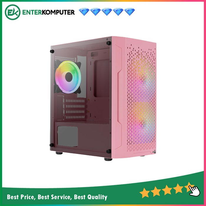 Jual Aerocool Trinity Mini FRGB Pink mATX - Casing PC | Shopee Indonesia