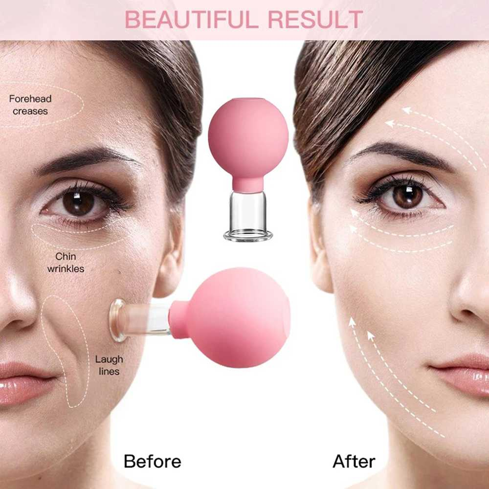 Jual Facial Vacuum Cup Therapy Karet Bekam Wajah Kaca Pipet 25mm | Shopee Indonesia