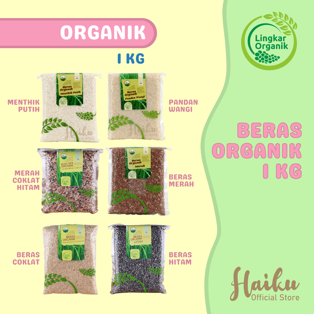 Jual Beras Lingkar Organik ( pandan wangi, menthik putih, beras merah ... Jual Beras Lingkar Organik ( pandan wangi, menthik putih, beras merah ...