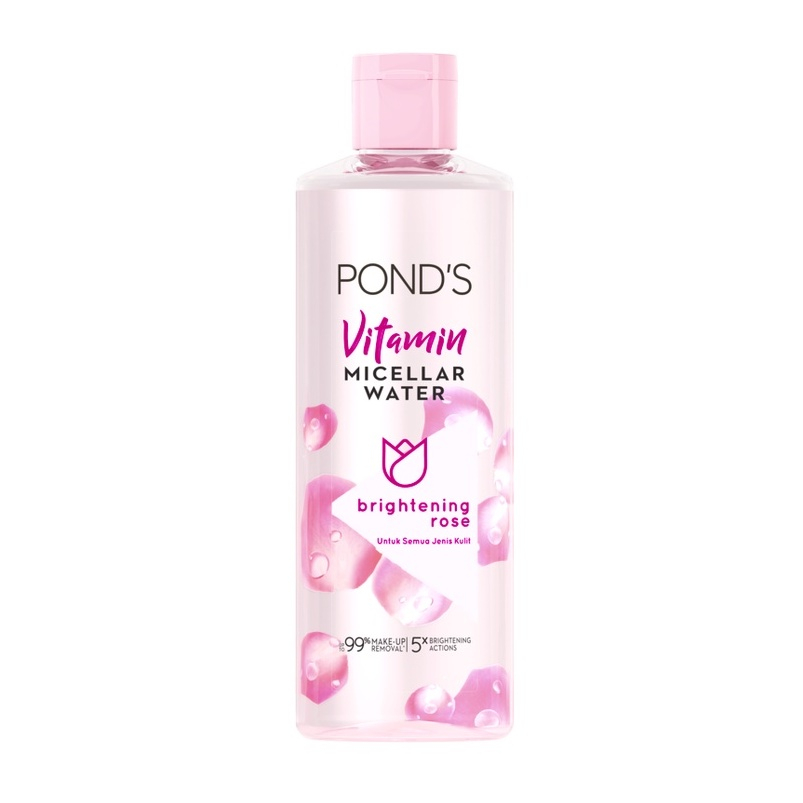 Jual POND'S MICELLAR WATER BRIGHTENING ROSE ISI 100 ML | Shopee Indonesia