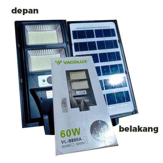 Jual VACOLUX LAMPU PJU / LAMPU / JALAN / KAP JALAN LED + SOLAR CELL ...