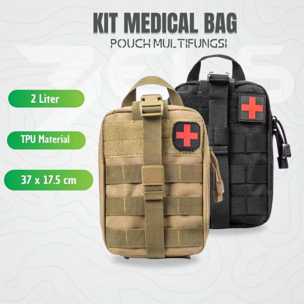 Jual Tas Pinggang Multifungsi - Tas Medis Obat P3K First Aid Kit ...