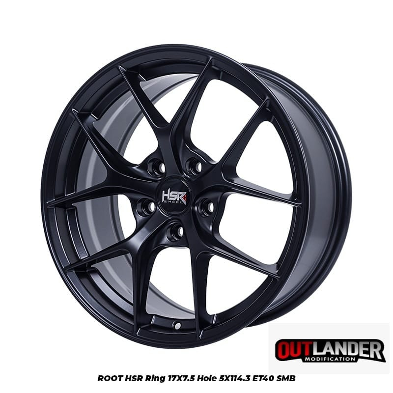 Jual Pelek Mobil Racing R17 HSR Root Pcd 5X114,3 Buat Kona Civic FD HRV Outlander Civic Camry ...
