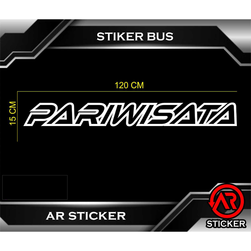 Jual STICKER CUTTING PARIWISATA BUS | Shopee Indonesia