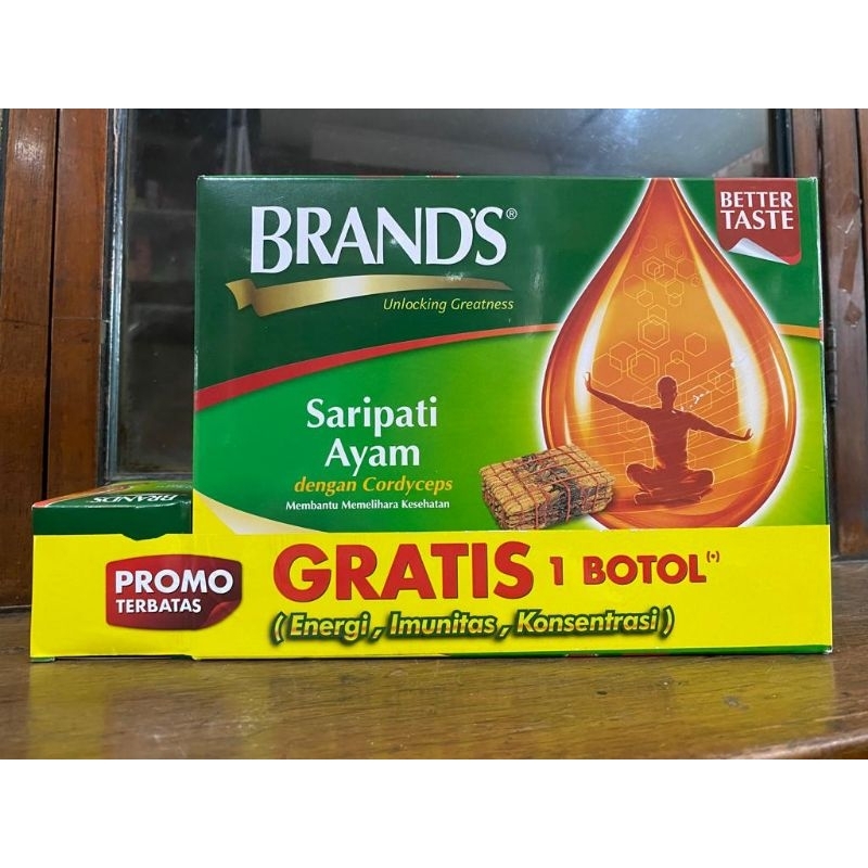 Jual Brand's Saripati Ayam Cordyceps Brands 70gr 12 Botol Free 1 Botol ...