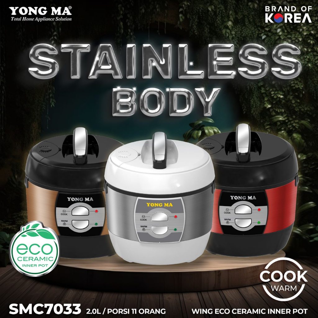 Jual Magic Com Yong Ma SMC - 7033 / Rice Cooker SMC - 7033 2 Liter ...