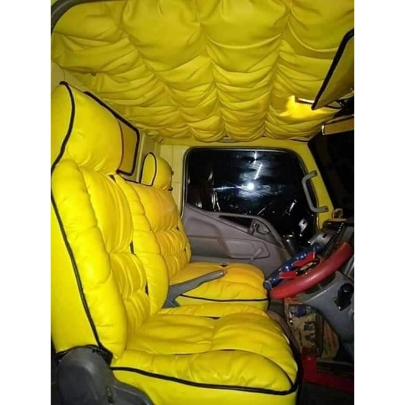 Jual sarung jok mobil model sopa canter ragasa hino dutro dyna elf ...