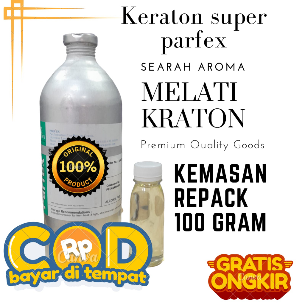 Jual 100 Gram Keraton Super By Parfex Searah Aroma Melati Kraton Bibit