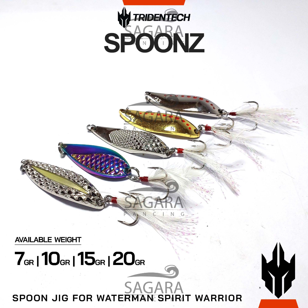 Jual Umpan Pancing Spoon Tridentech 7 | 10 | 15 | 20 Gram Sudah Pakai ...