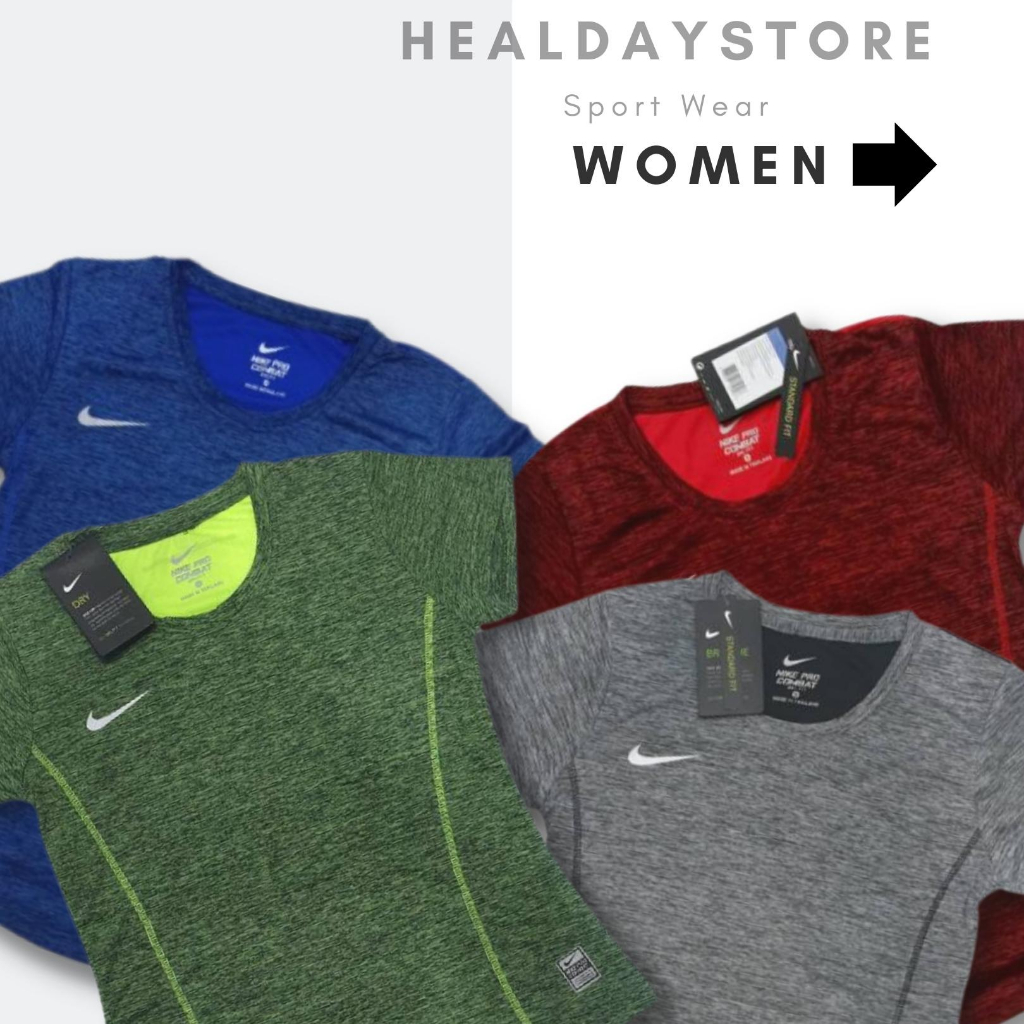 Jual Baju Olahraga Wanita 1NK - Kaos Senam Cewek Lengan Pendek | Shopee Indonesia