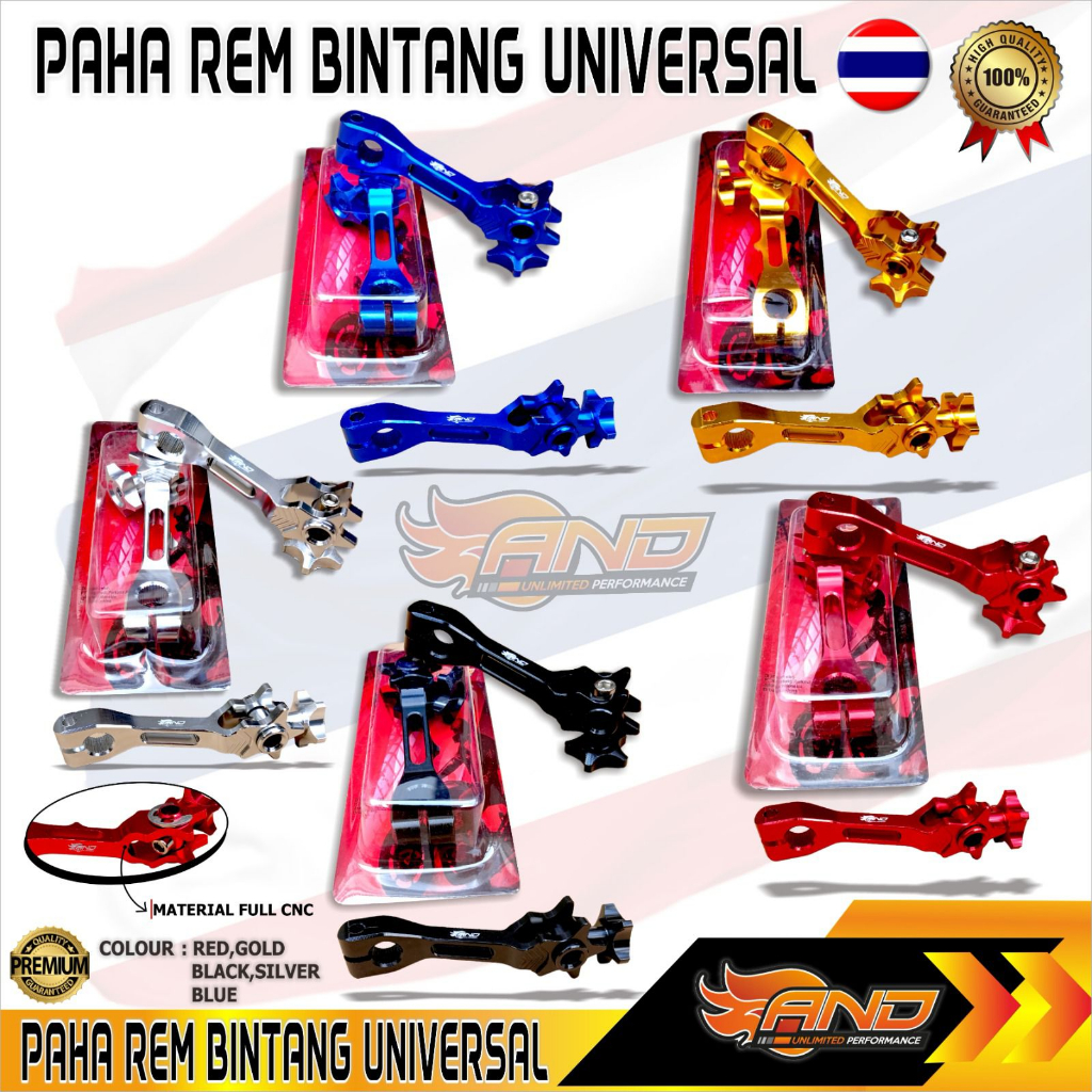 Jual Paha Rem Bintang full cnc bolong universal semua motor beat scoopy ...